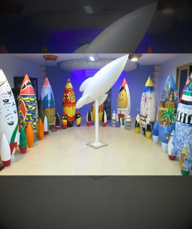 Rocket Display Model - Matrix Fibers